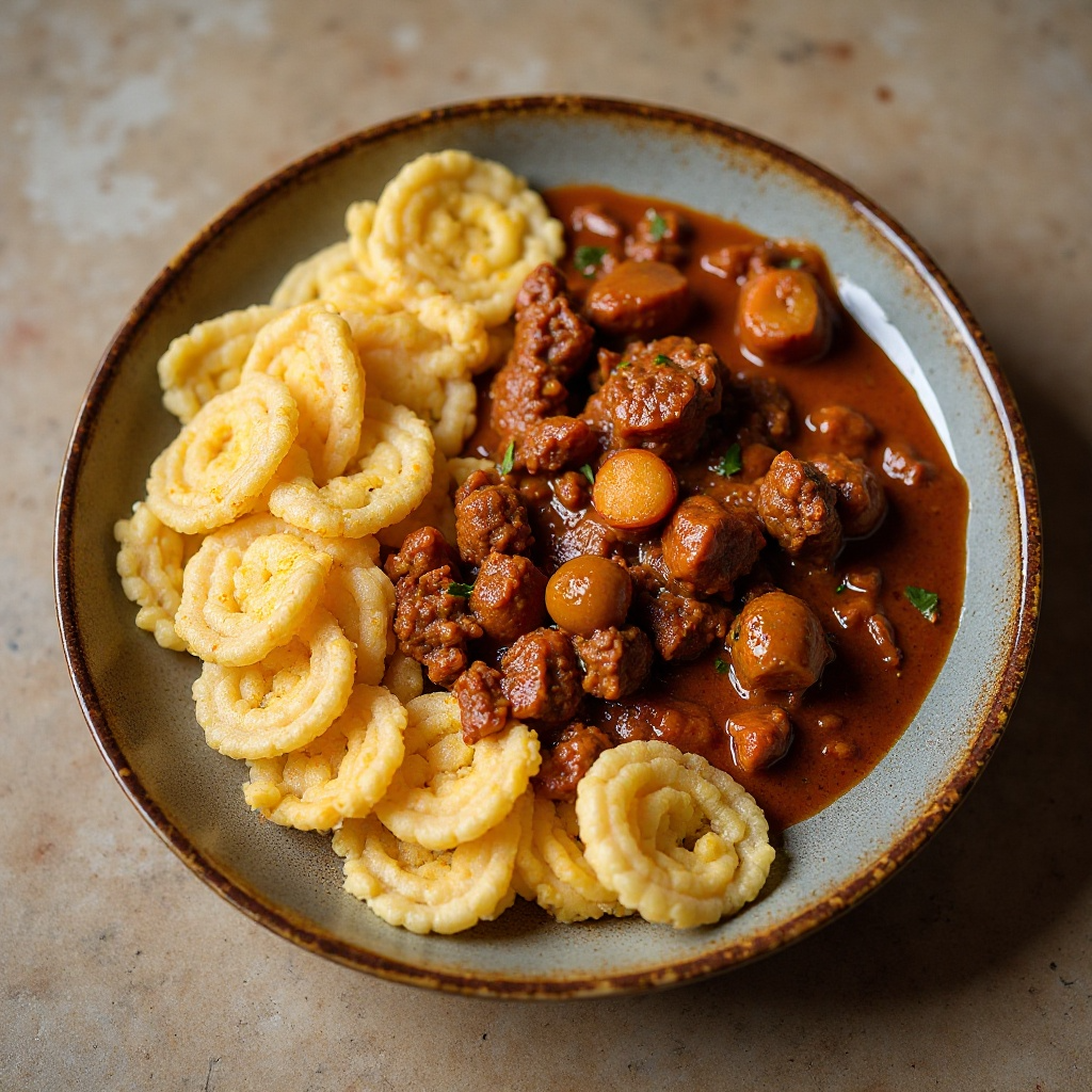 Receta de Nshima Zambiano con Carne Guisada – journeyrecetas.com