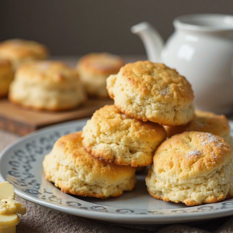 Receta de Scones de Queso Lancashire para el té de la tarde en Bolton ...