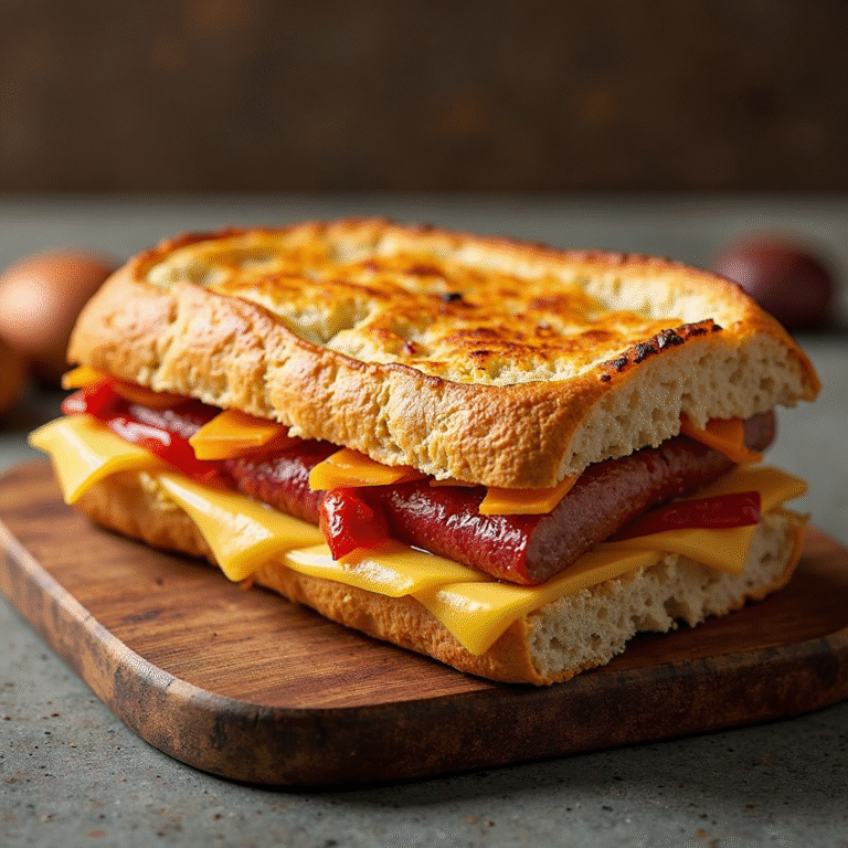 Receta de Sándwich de Queso y Elgin Sausages – journeyrecetas.com