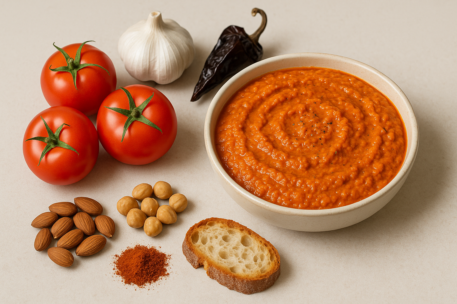 Receta de Salsa Romesco al estilo Begur, España – journeyrecetas.com